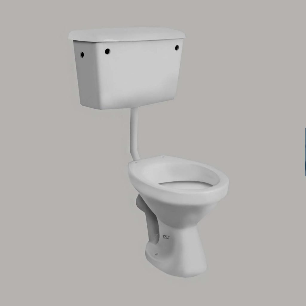 Low Level Wc Toilet With Ceramic Cistern + Free Durable Seat Cover ...